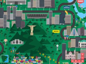 Interactive Map of Rio - Sites Gallery CSS Design Awards Winner